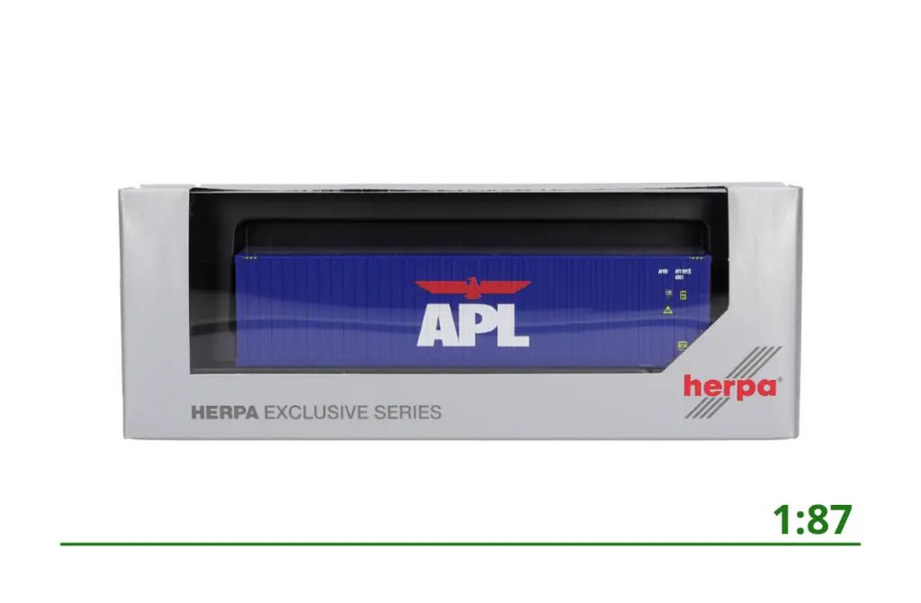 40ft container APL (US) 1:87 | Miniatuurspecialist.nl